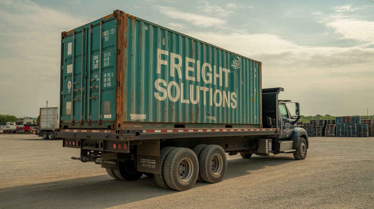 How to Move a Shipping Container Without a Forklift